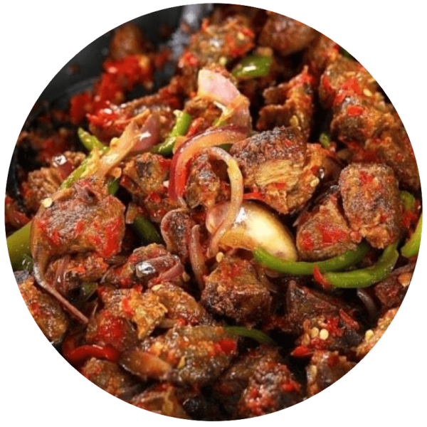Peppered Goat Meat - Rhodax Kitchen